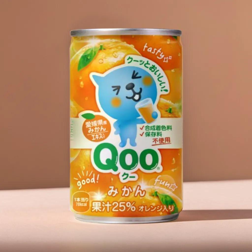 Coca-Cola Minute Maid Qoo น้ำส้มแท้จากญี่แุ่น 160ml. | Shopee Thailand