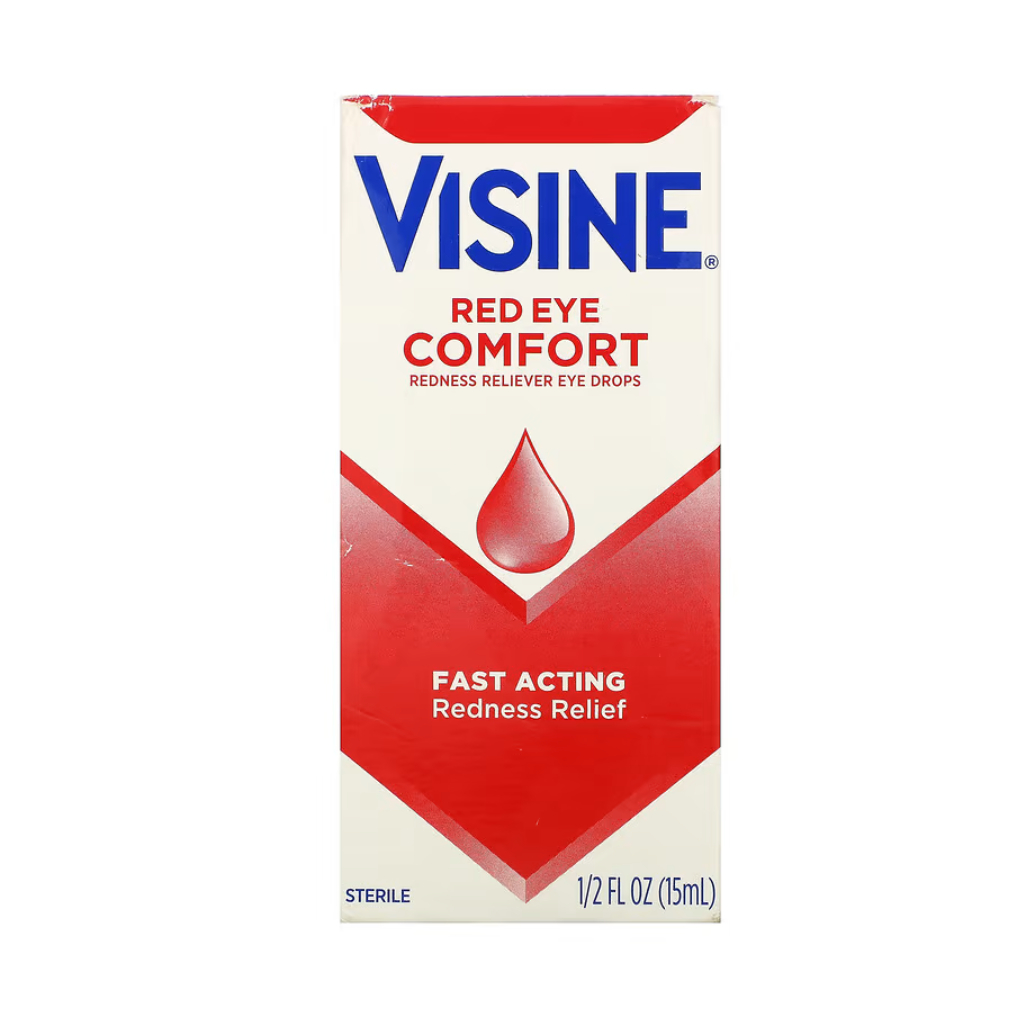 Visine Red Eye Comfort Redness Reliever Eye Drop 1/2 fl oz (15ml ...