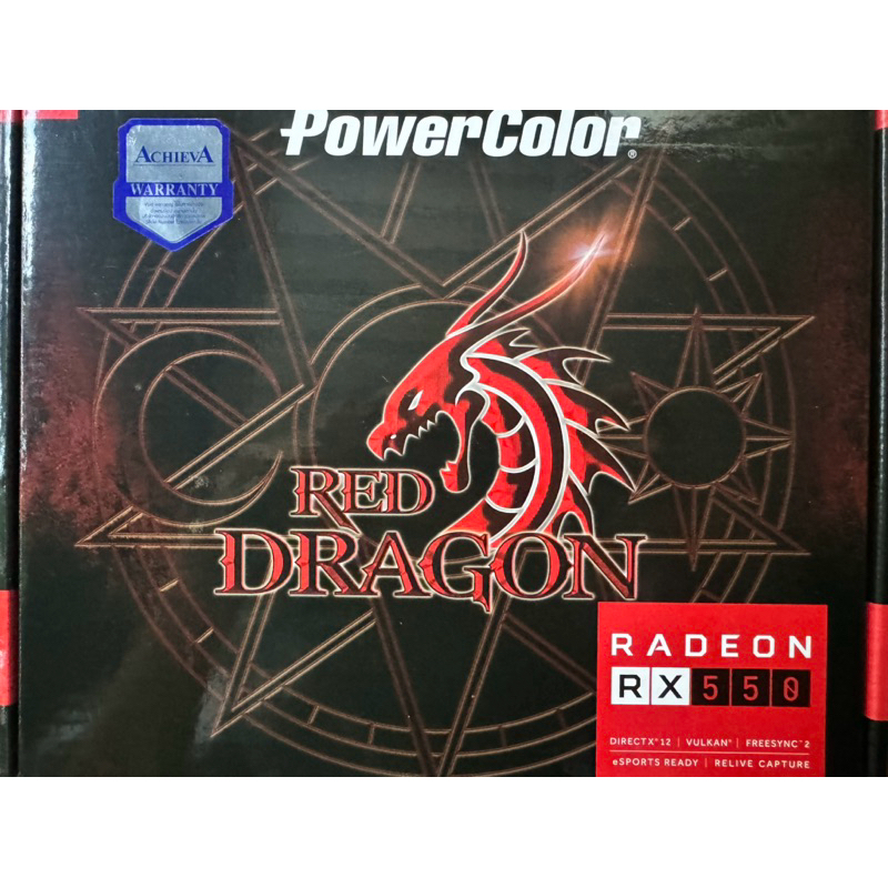 VGA POWER COLOR RADEON RX 550 RED DRAGON V2 OC - 4GB DDR5 [AXRX-550 ...