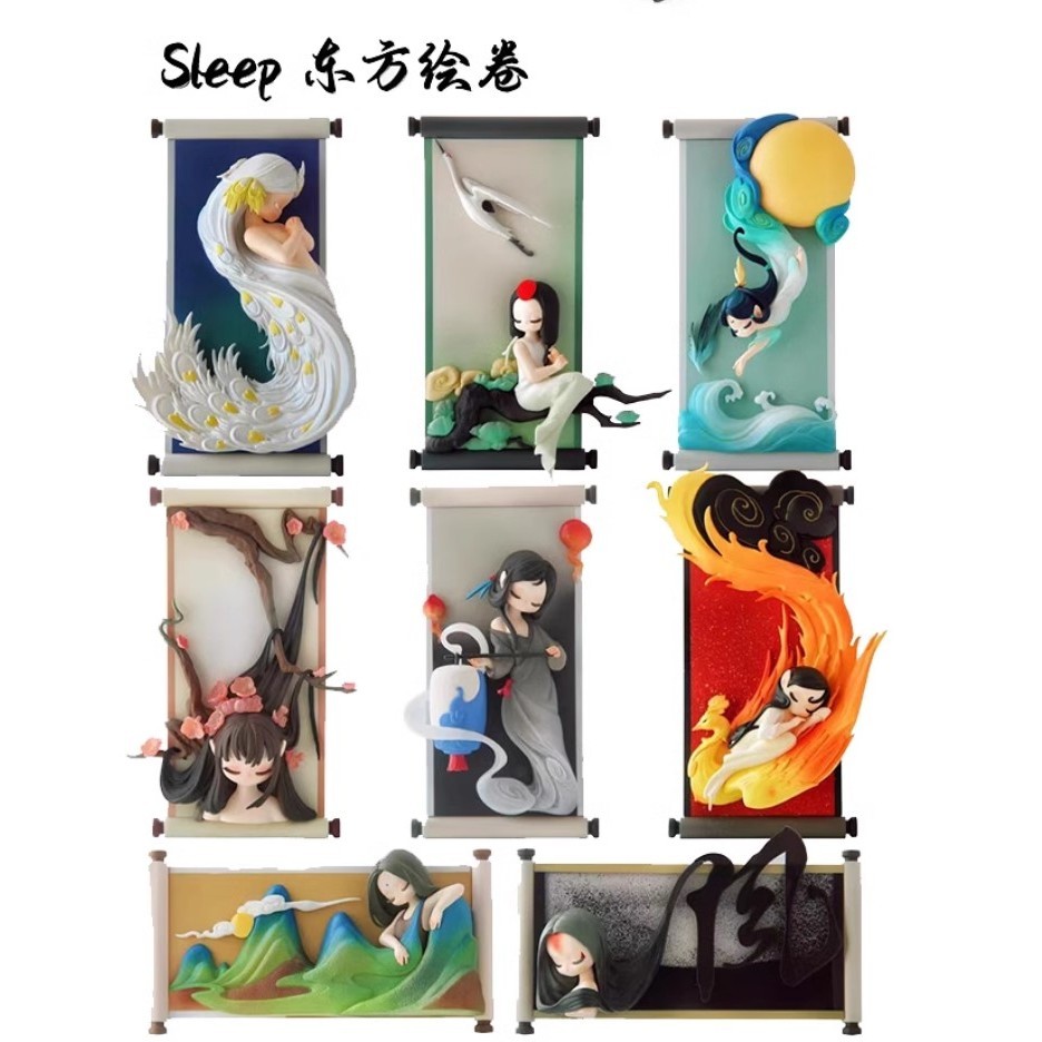 [พร้อมส่ง] 52Toys Sleep Chinese Scrolls | Shopee Thailand