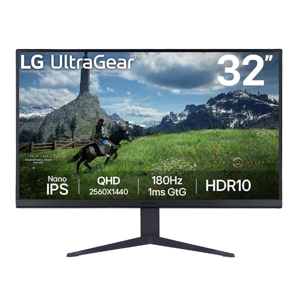 MONITOR (จอมอนิเตอร์) LG ULTRAGEAR 32GS85Q-B - 31.5" NANO IPS 2K 180Hz ...