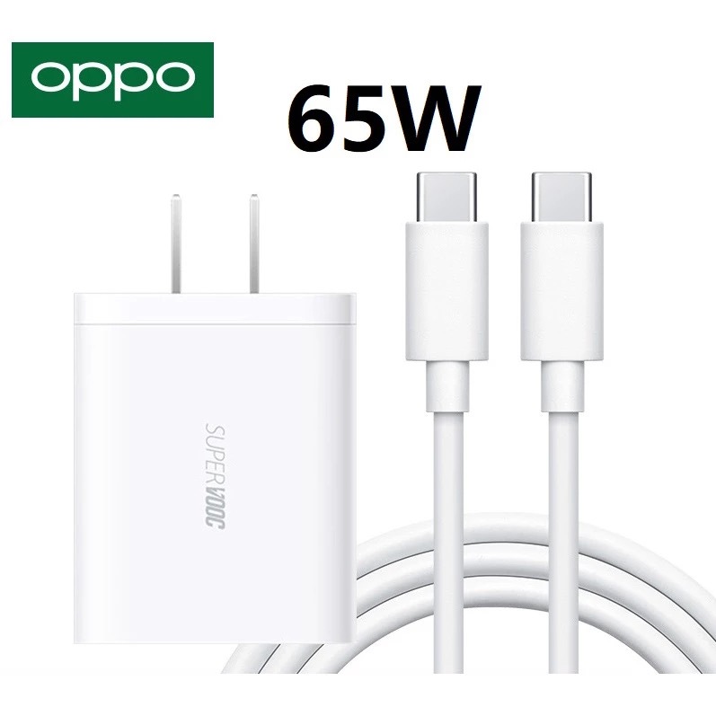 Original VOOC & 65W SUPERVOOC 2.0 65W Flash Charger Vooc TYPE-C CHARGER ...