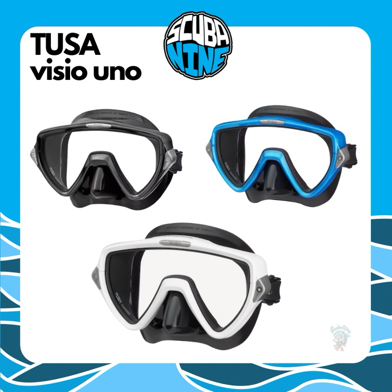 หน้ากากดำน้ำ ลึก Tusa รุ่น visio uno mask สิลิโคนนิ่ม รูปหน้าเหมาะกับคนเอเชีย | Shopee Thailand