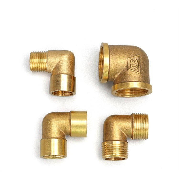 1/8 "1/4 "3/8" 1/2 "3/4" NPT 90องศาทองเหลืองข้อศอกท่อชายหญิงอุปกรณ์ท่อน้ําอุปกรณ์นิวเมติก ...