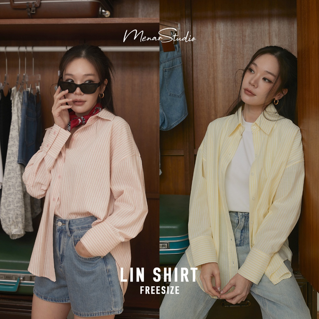[ Lin Shirt ] เสื้อเชิ้ต ต้อนรับซัมเมอร์สดใสน่ารักมาก ที่สำคัญผ้าสุดจะ ...