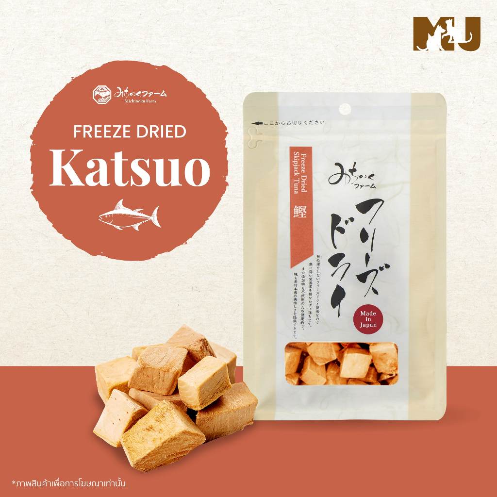 Freeze Dried Katsuo Fish 40g. เนื้อปลาคัดสึโอะ ขนมและท็อปปิ้งพรีดราย ...
