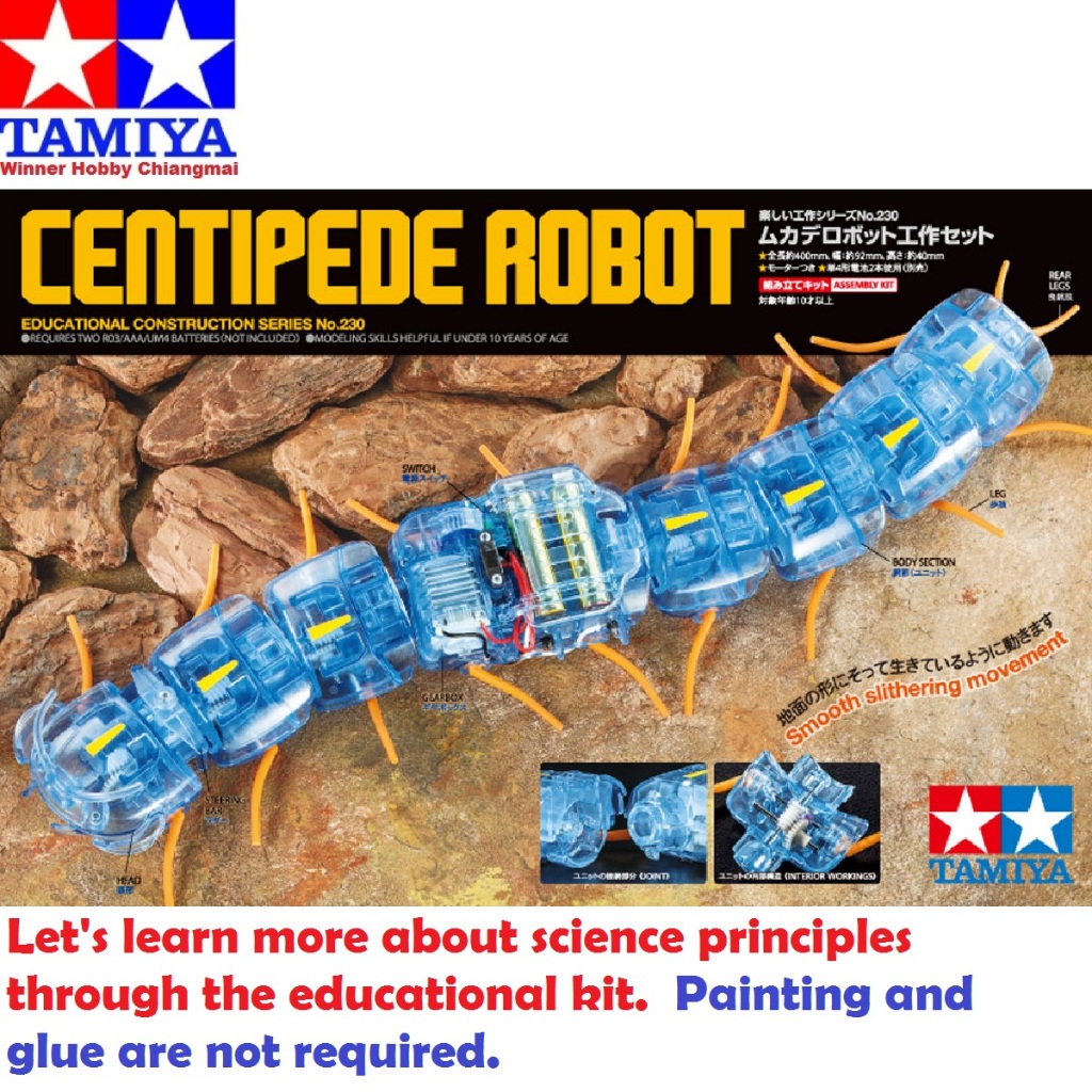 โมเดลการศึกษา Tamiya 70230 Centipede Robot Education Model Kit | Shopee ...