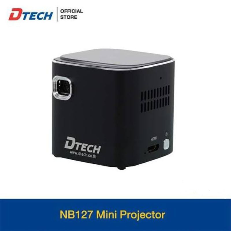 โปรเจคเตอร์ มินิโปรเจคเตอร์ Mini Projector Dtech รุ่น NB127 | Shopee Thailand