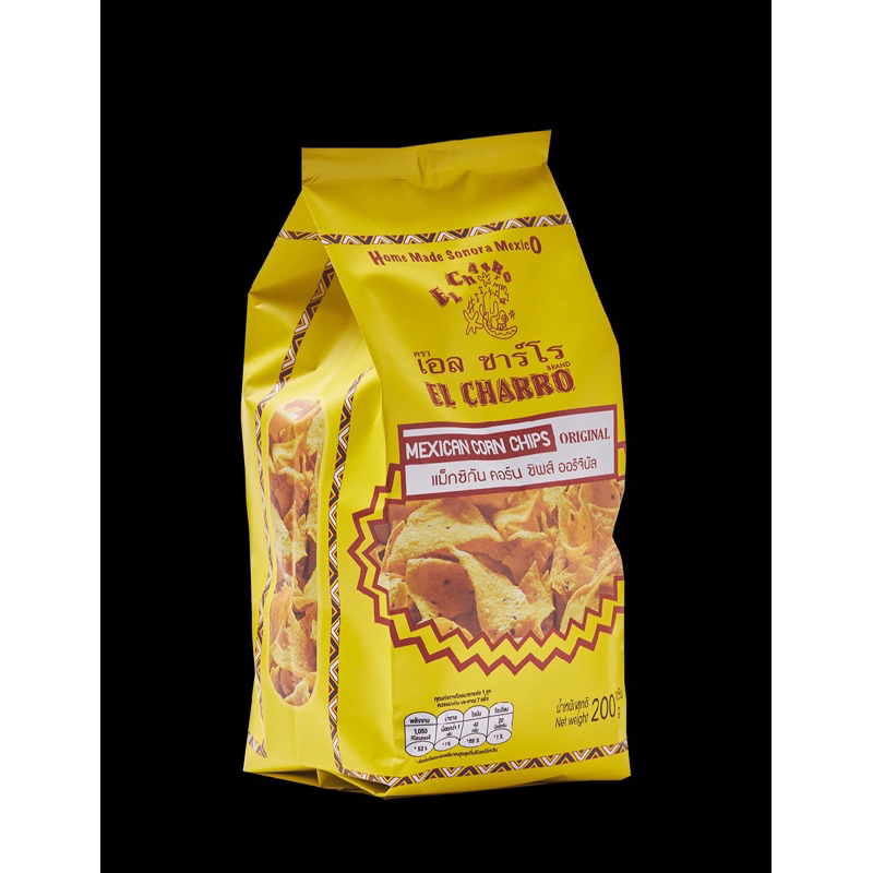 El Charro Corn Chips Original 200g. เอล ชาร์โร คอร์นชิพรสดั้งเดิม 200 ...