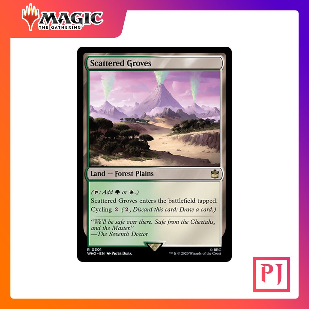 [MTG] Scattered Groves [WHO] [LAND] [RARE] [NORMAL] [ENG] (การ์ดเมจิค ...