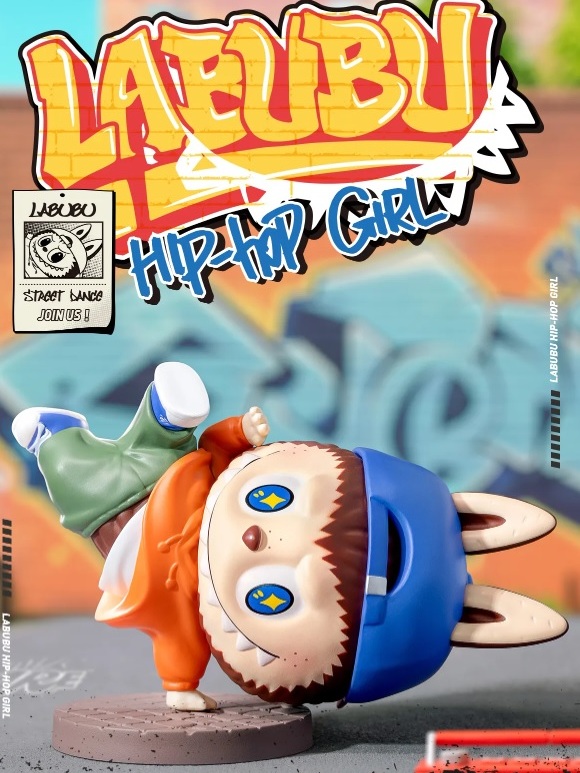 พร้อมส่งจากไทย 🇹🇭 POP MART LABUBU Hip-hop Girl Figure ลาบูบู้ ฮิปฮอป ...