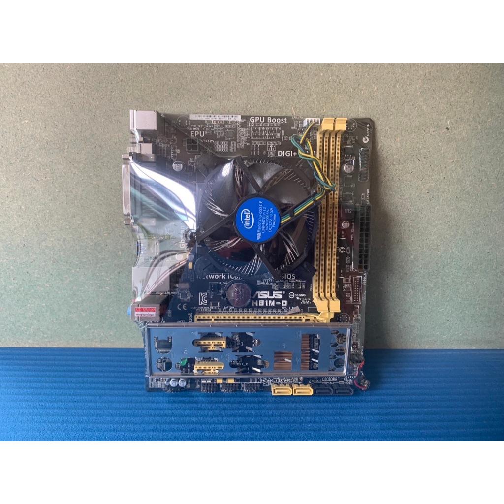เมนบอร์ด ASUS H81M-D Socket 1150 CPU i5-4460 รองรับ Ram DDR3 พร้อมฝาหลัง สวยๆพร้อมใช้งาน ...