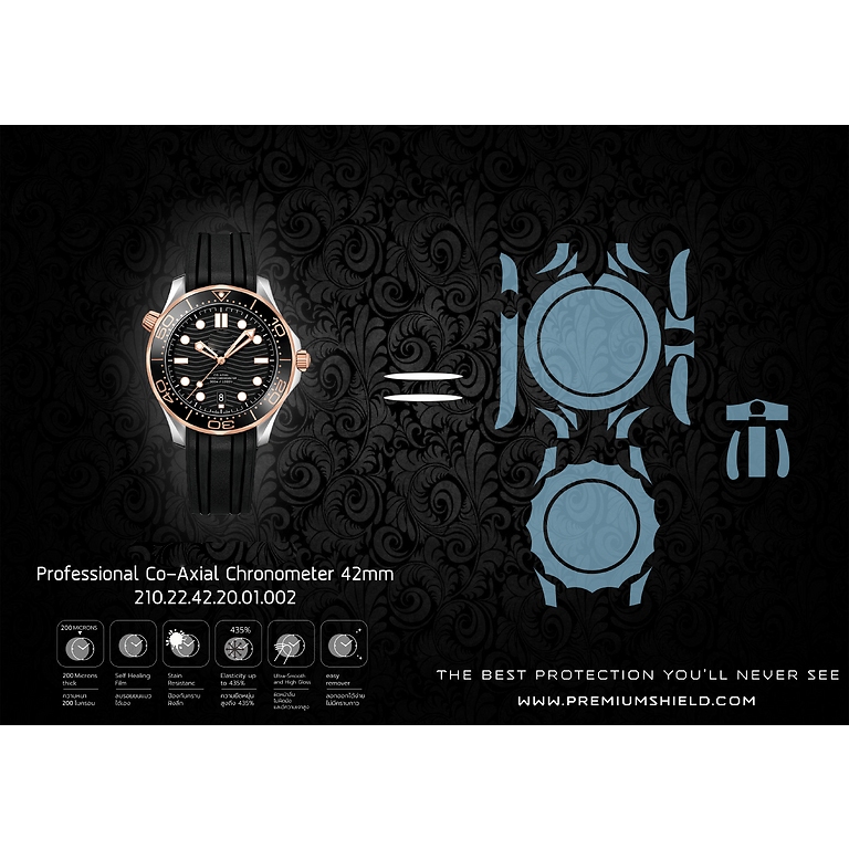 ฟิล์มกันรอยนาฬิกา Protection Film สำหรับ แบรนด์ รุ่นOmega Seamaster ...
