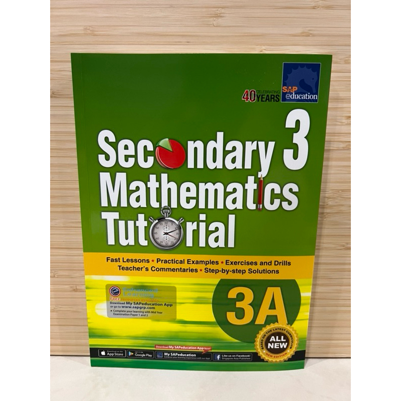 Secondary 3 Mathematics Tutorial 3 A (with answers). แบบฝึกหัด ...