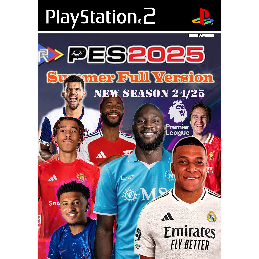 PlayStation2 - PES2025 : **Summer Full Version** [English Ver.] อัปเดต กันยายน 2567 | Shopee ...