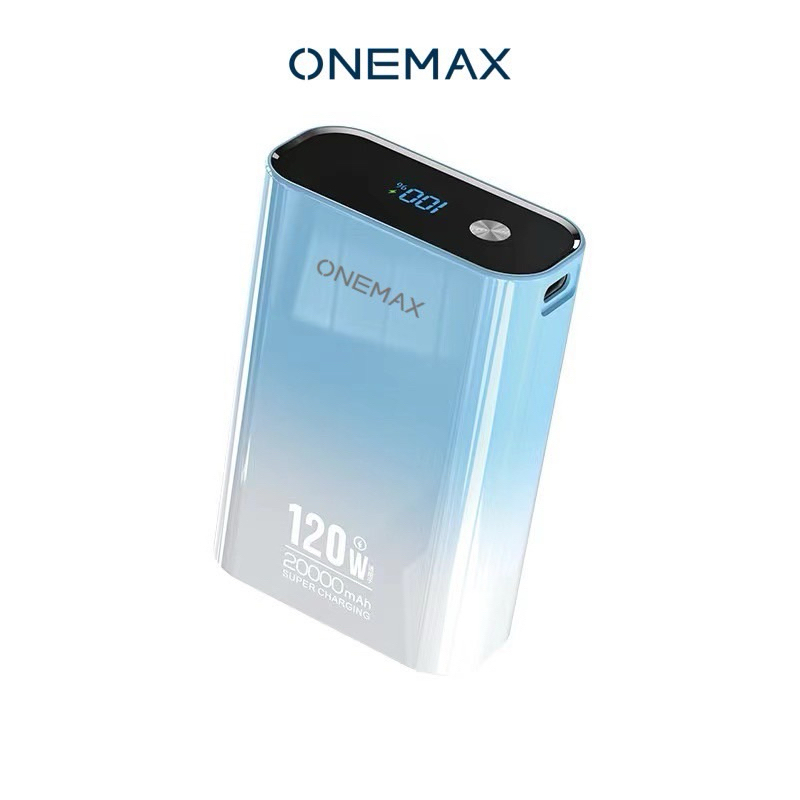 ONEMAX 20000mAh Powerbank 120W ชาร์จเร็ว พาวเวอร์แบงค์ supercharger | Shopee Thailand