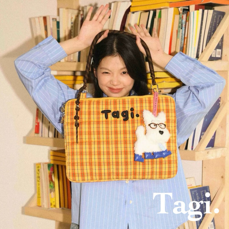 *ส่งฟรี* tagi. computer bag กระเป๋าโน้ตบุ๊ค กระเป๋าใส่คอมพิวเตอร์ 🐶{พร ...