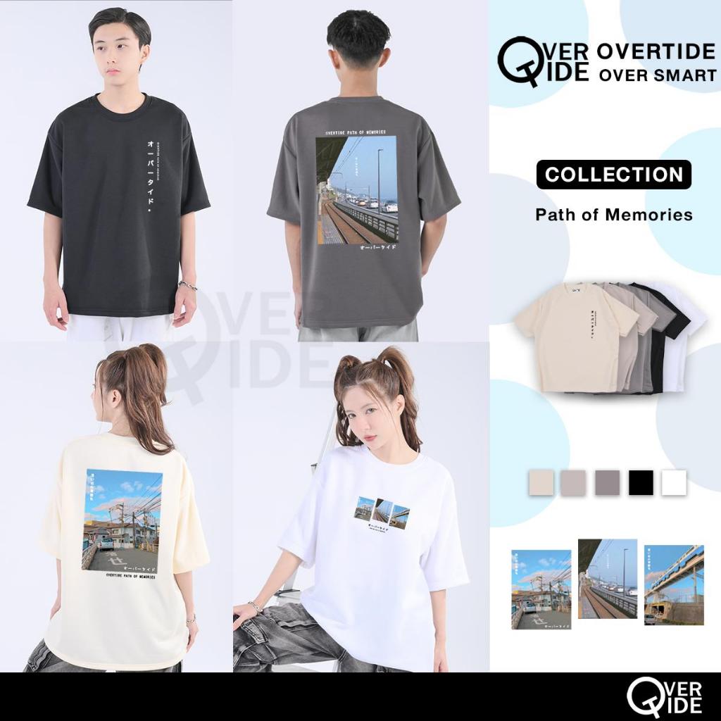 Overtide เสื้อยืดโอเวอร์ไซส์ คอลเลกชั่น Path of memories หลายสี ...