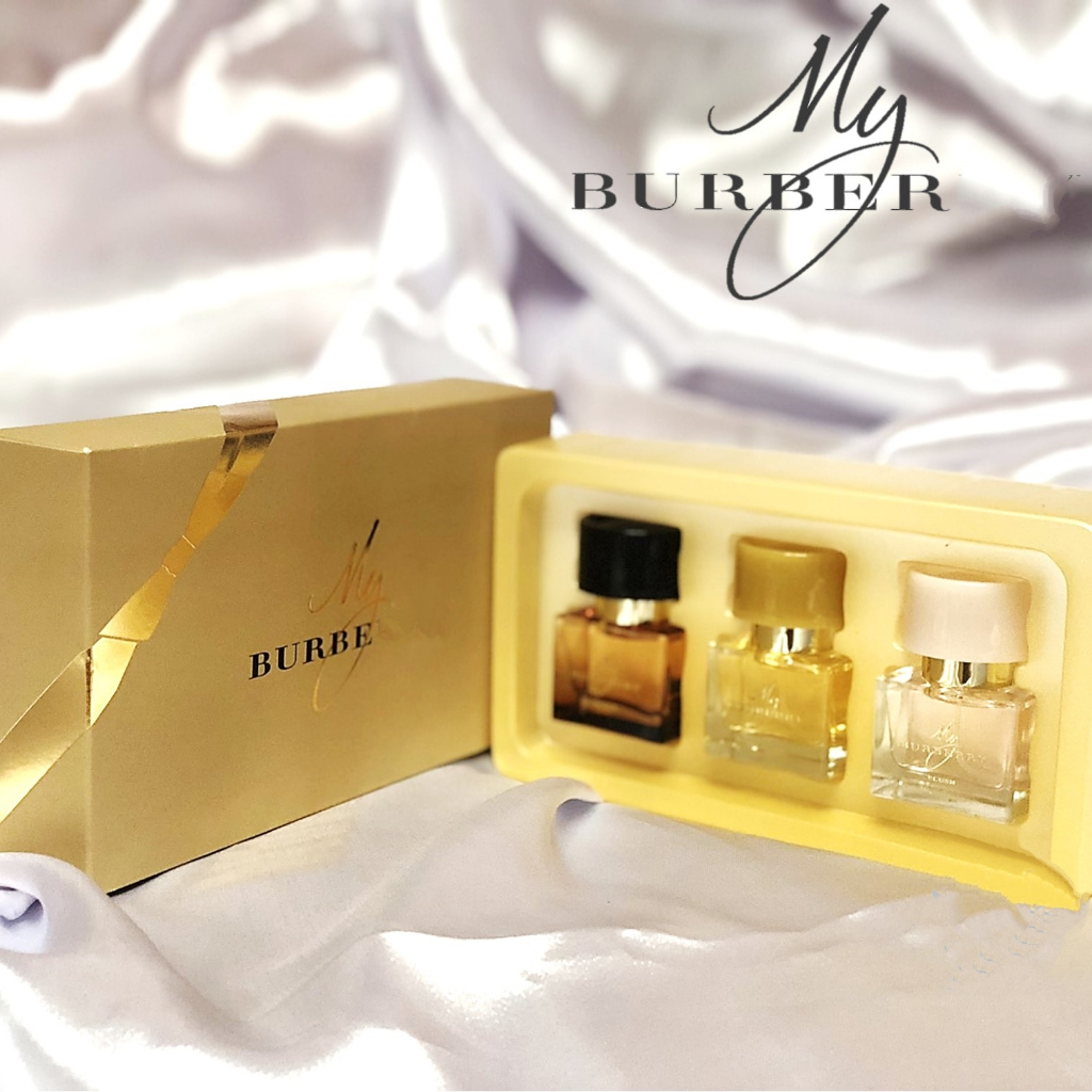 เซตน้ำหอม Burber** 3ขวด 30ml กล่องซีล งานมิลเลอร์ (งานไม่แท้) | Shopee ...