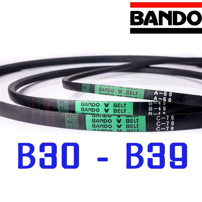 สายพาน BANDO V-BELT B30 - B39 ร่อง B (16.7 มม.) สายพานร่องวี B30 B31 B32 B33 B34 B35 B36 B37 B38 ...