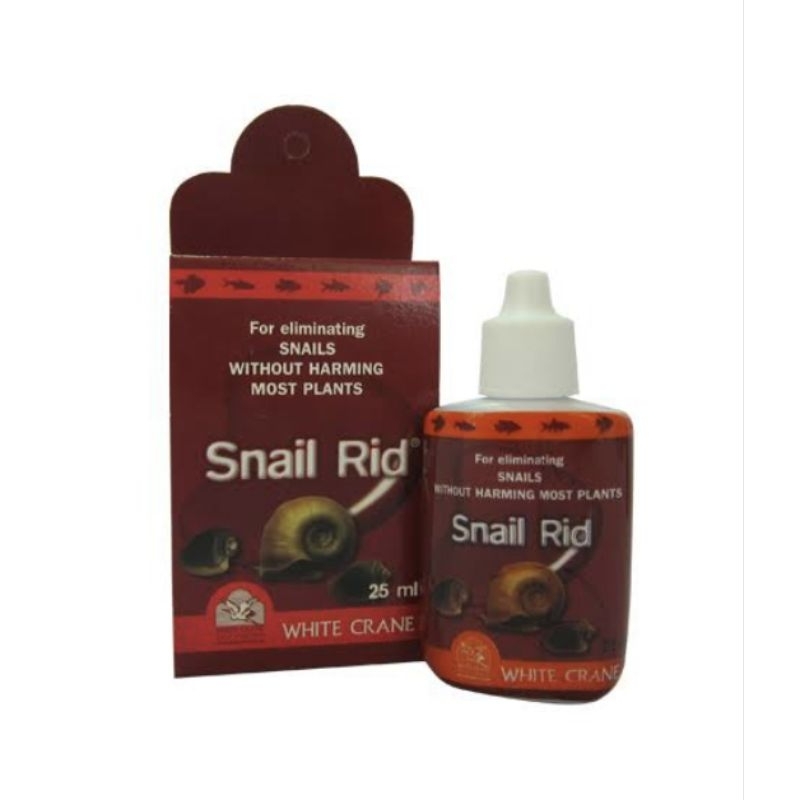 Snail Rid 25 ml. ผลิตภัณฑ์สำหรับกำจัดหอยในตู้ปลา บ่อปลา อ่างบัว และบ่อ ...