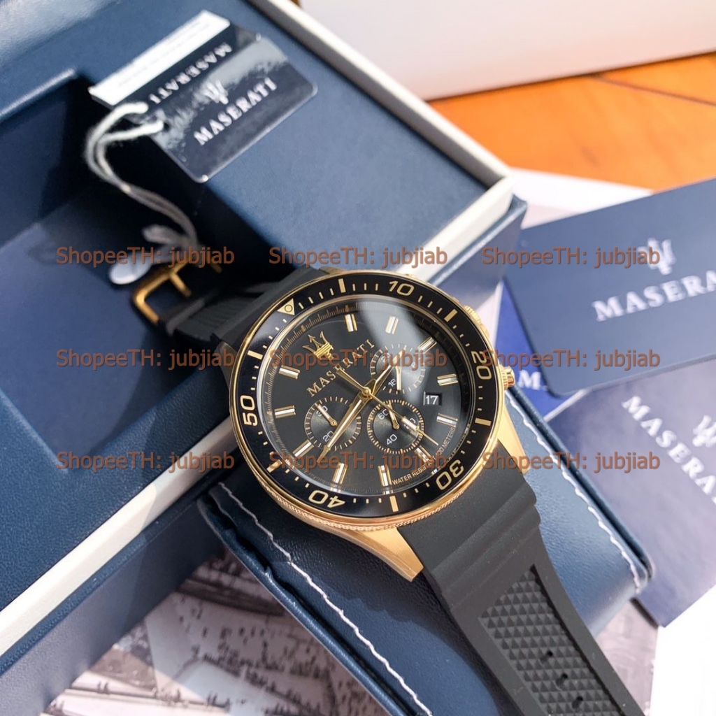 [Pre] Maserati Sfida 44mm R8871640001 R8871640002 Men Watch นาฬิกา ...