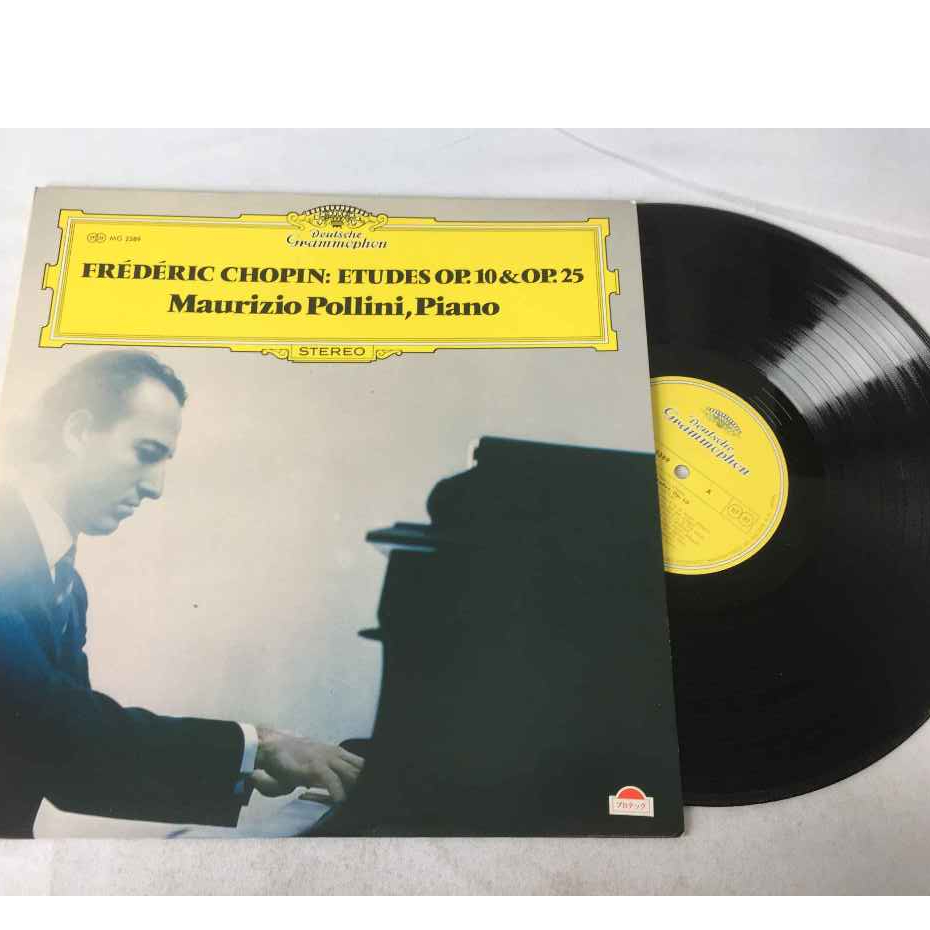 Qijianmusic LP แผ่นเสียงไวนิล 12นิ้ว Frederic Chopin, Maurizio Pollini ...