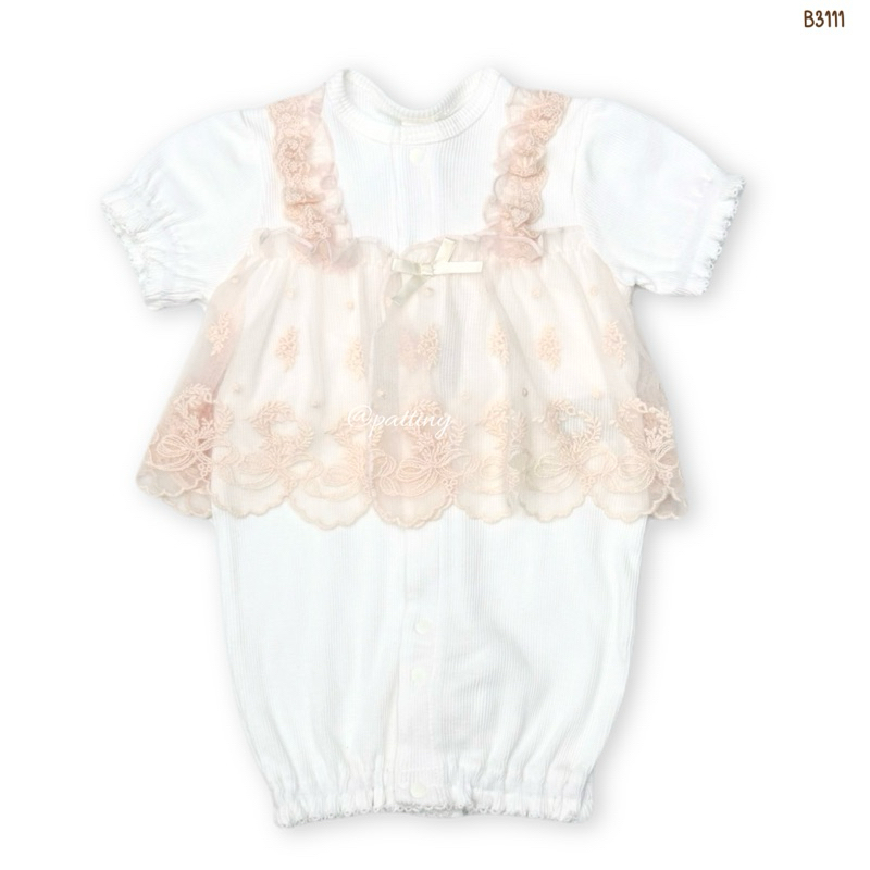 Cottoli Japan รอมเปอร์(ปรับกระดุมเป็นถงนอนได้)ขนาด50-60cm(3-6kg) | Shopee Thailand