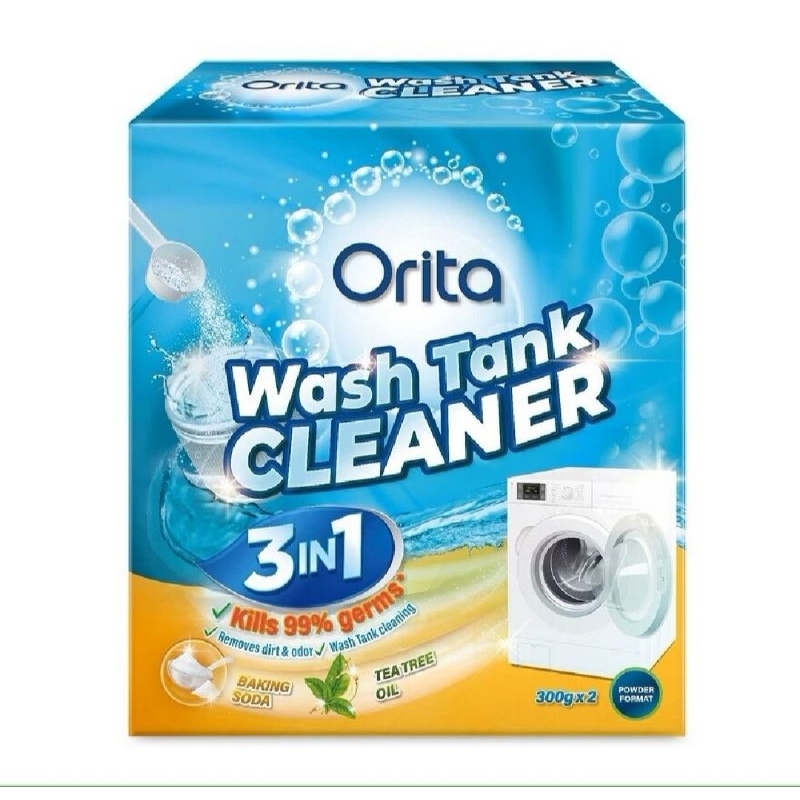 Orita wash tank cleaner ผลิตภัณฑ์ทำความสะอาดถังซักผ้า 2 × 300 g ...