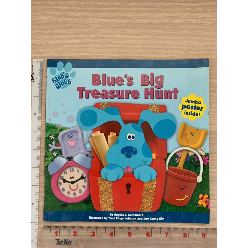 สินค้ามือสอง💥 หนังสือภาษาอังกฤษ Blue’s clue “Blue’s Big Treasure Hunt”📕 ...