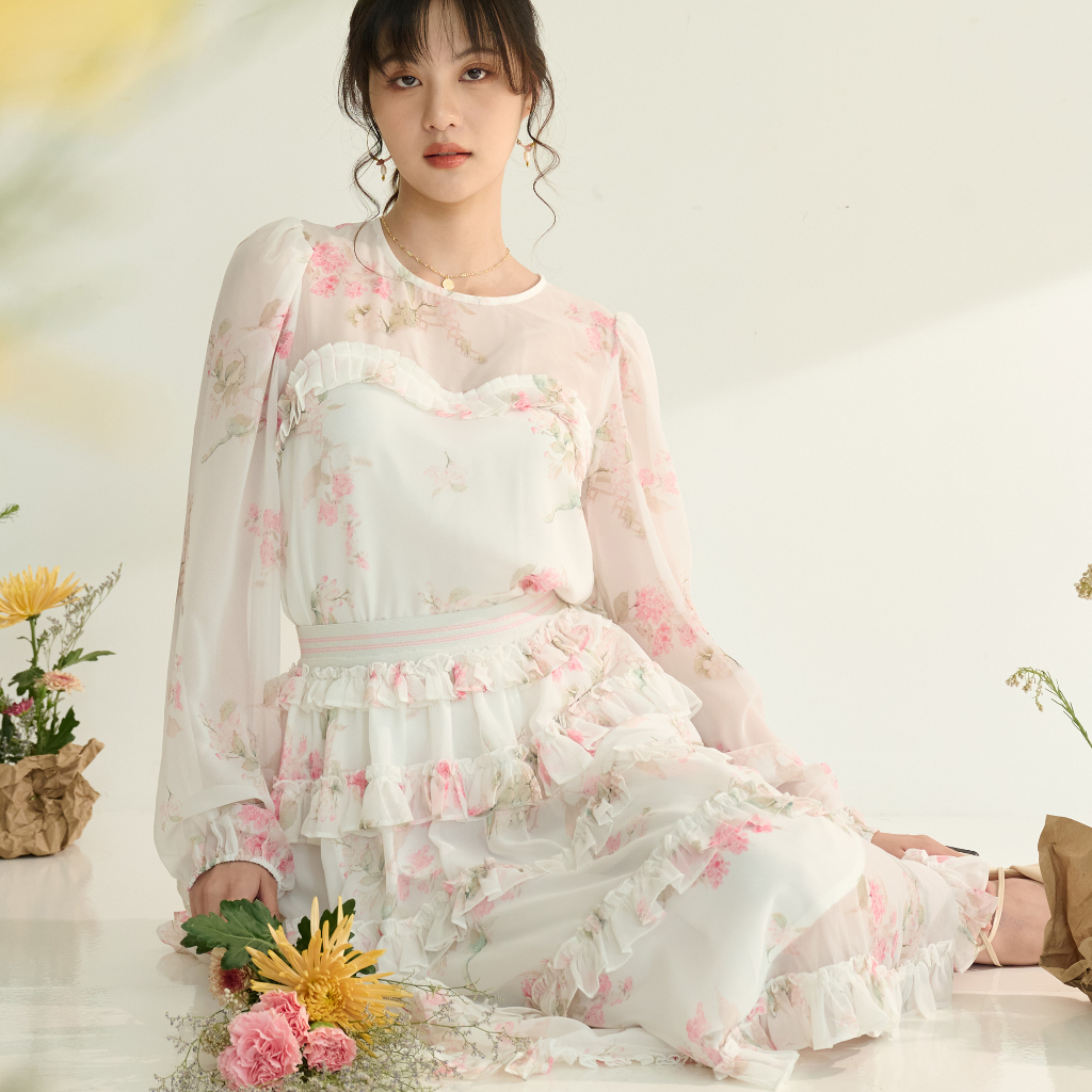 (ใส่โค้ด ICYICY12 ลดสูงสุด 120.- ขั้นต่ำ 700.-) Maelin Dress Set # ...