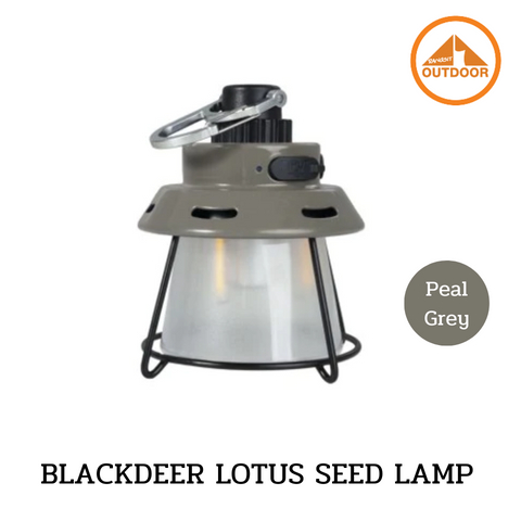 Blackdeer Lotus Seed Lamp #Pearl Grey ตะเกียง LED พกพาแบบ 2 in 1 ปรับ ...