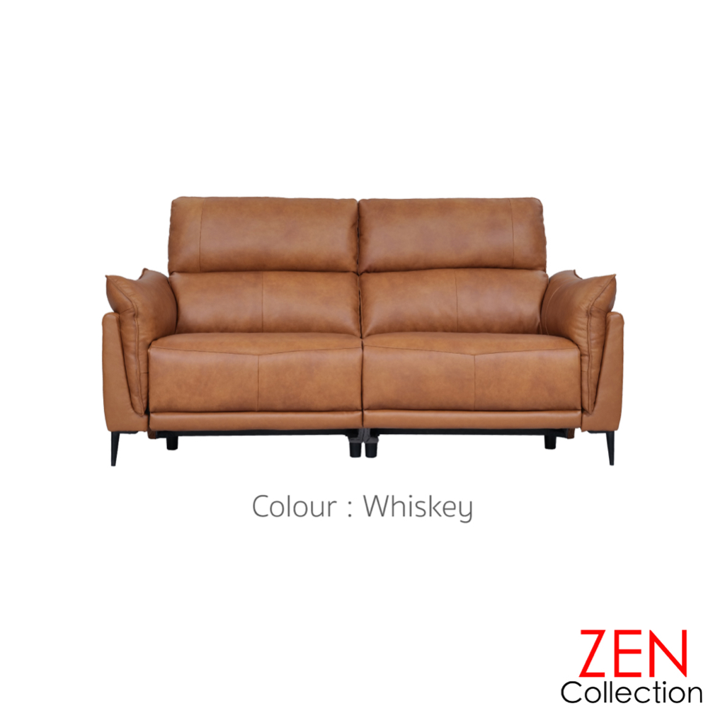 ZEN Collection Recliner Sofa Set รุ่น BAKER โซฟา ไอเชพ ปรับนอนไฟฟ้า 2 ...