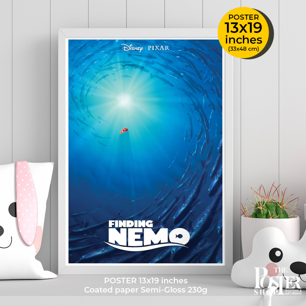 Finding Nemo Poster โปสเตอร์ภาพยนต์ นีโม่ การผจญภัยอันแสนยิ่งใหญ่ของพ่อ ...