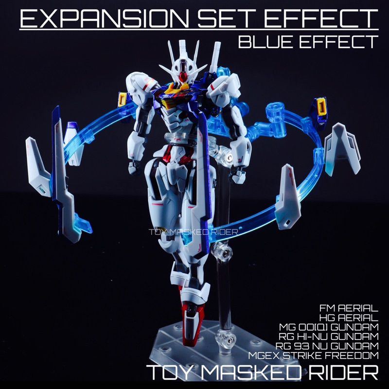 🟦 ชุดแต่ง EXPANSION SET EFFECT BLUE EFFECT สำหรับ FM AERIAL/ MGEX ...