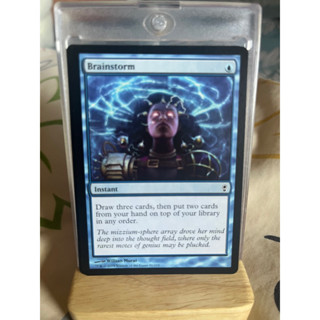 การ์ด MTG Brainstorm Blue Magic the gathering EDH รุ่น Conspiracy สภาพ ...