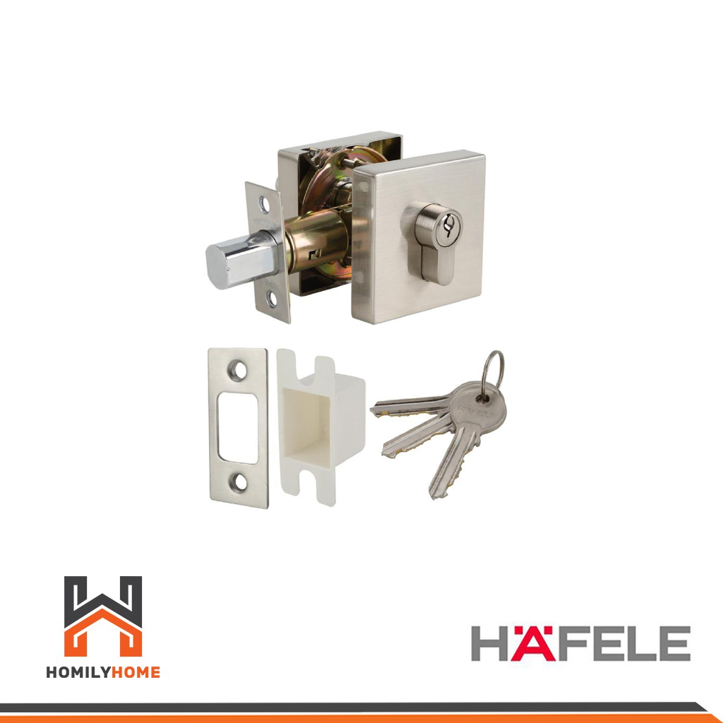 HAFELE กุญแจลิ้นตาย ทรงเหลี่ยม 489.10.577 489.10.574 ทรงกลม 489.10.573 ...