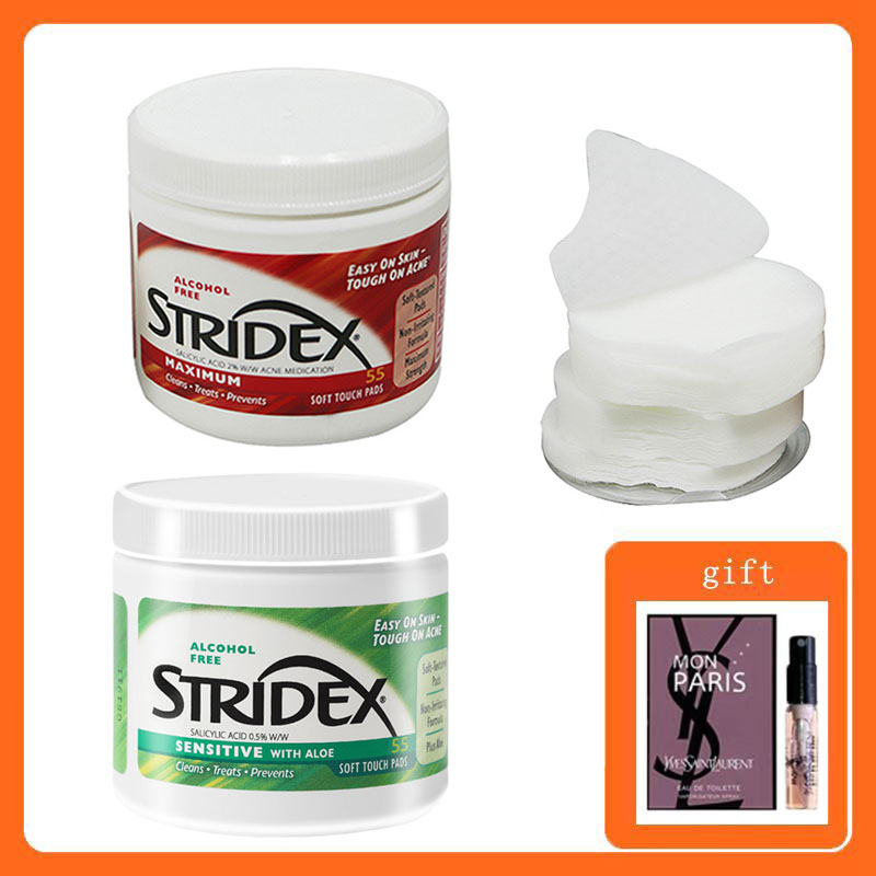 STRIDEX Alcohol Free remove blackheads, clean pores, salicylic acid ...