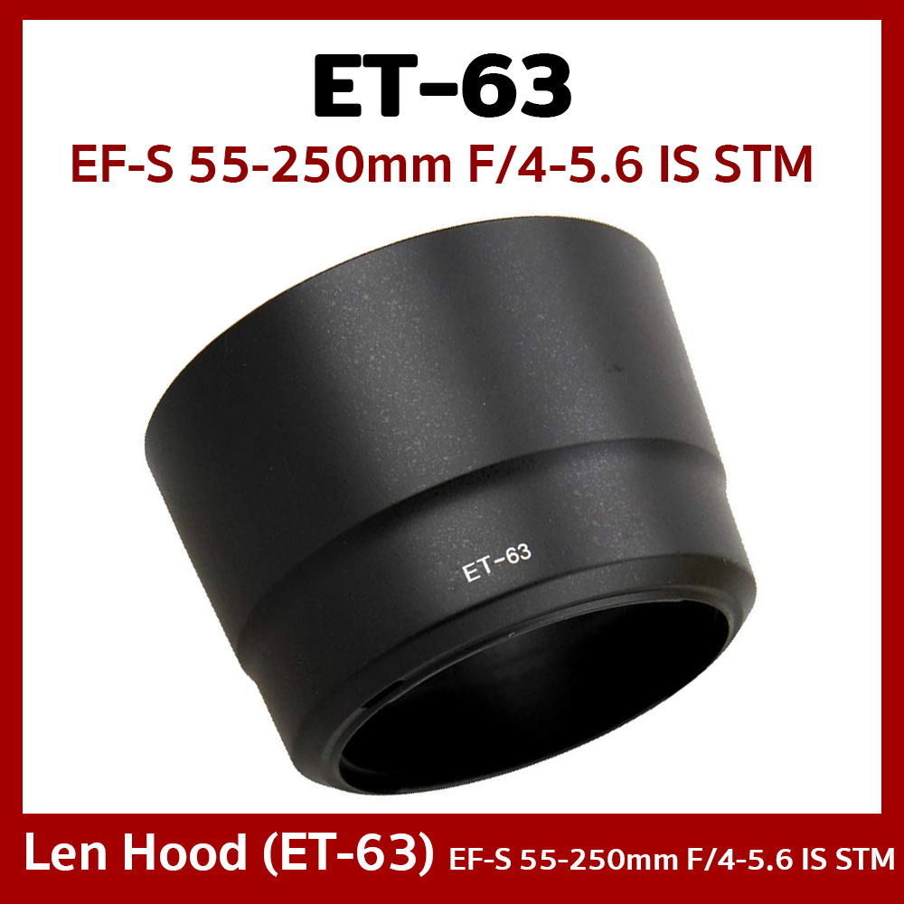 รวมฮูด30 รุ่น Canon RF Lens Hood ES-68 EW-63C for EF ฮูด50 f1.8 STM 18-55 85F1.8 50F1.2 55-250 ...