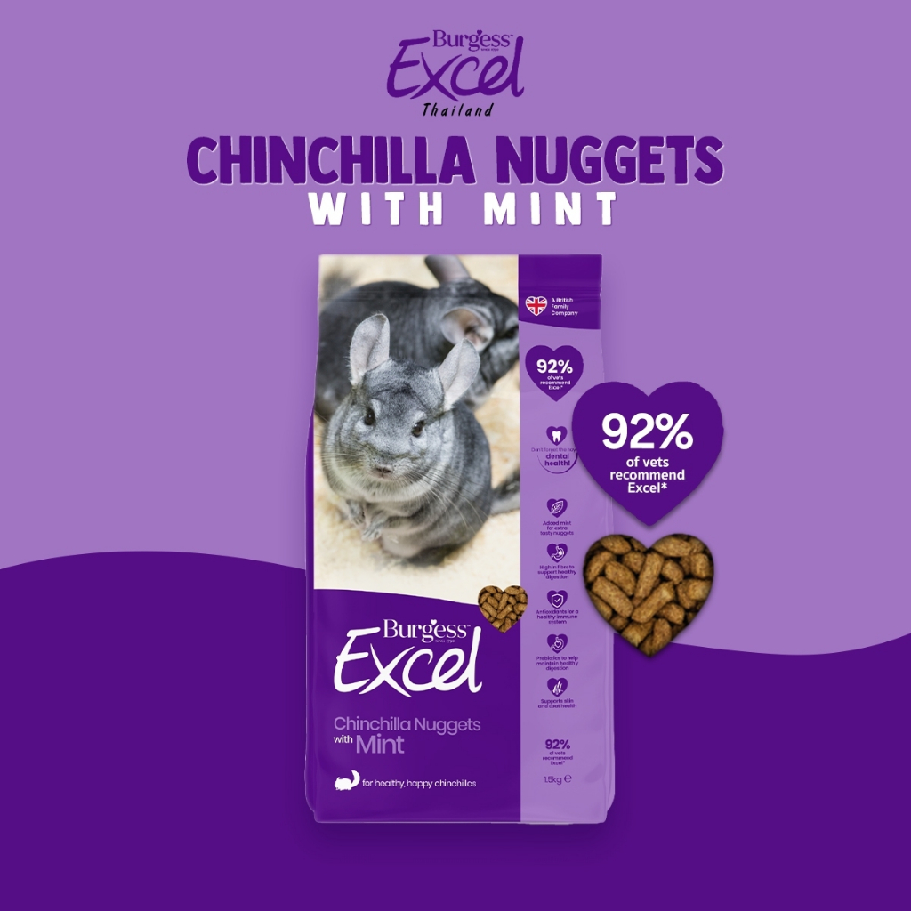 Excel Chinchilla Nugget 1.5 KG | Shopee Thailand
