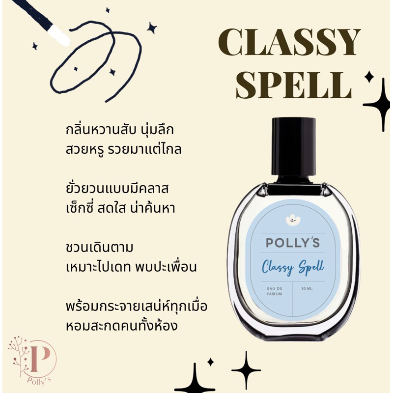 [ส่งฟรี💌] Polly’s Perfume น้ำหอม 30 ml. EDP เข้มข้น ติดทน | Shopee Thailand