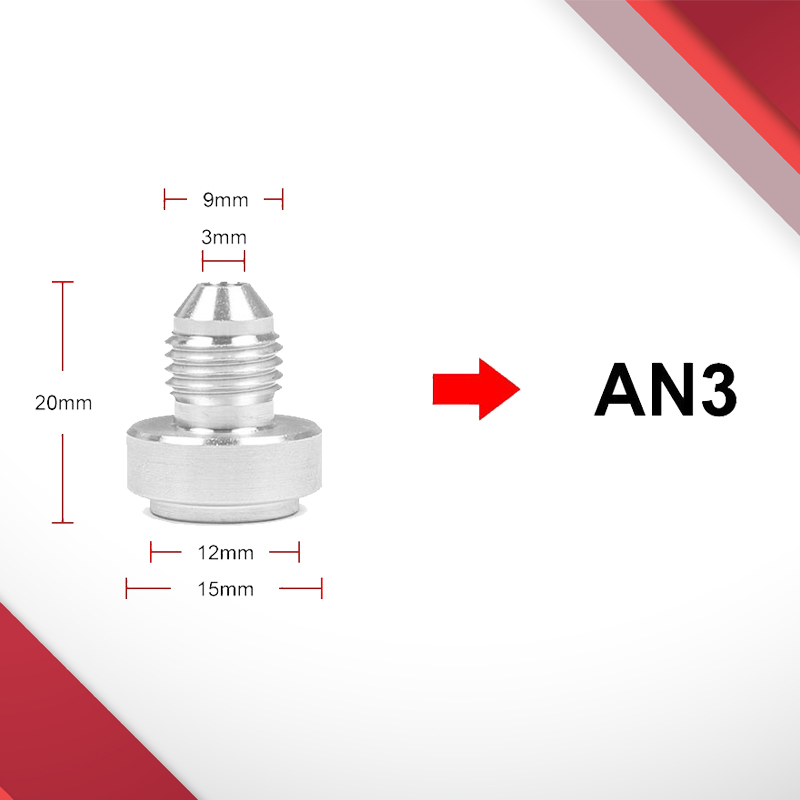 หัวเชื่อมANอลูมิเนียม AN3 AN4 AN6 AN8 AN10 AN12 AN16 AN20 อะแดปเตอร์ข้อ ...