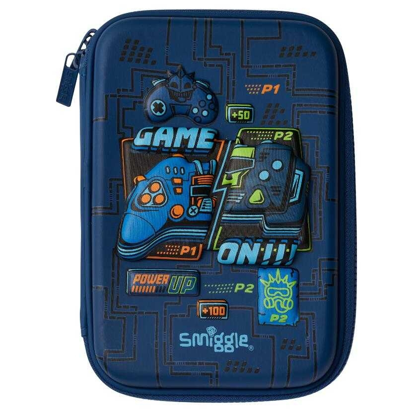 Smiggle Hardtop Pencil Case กล่องดินสอ กดF1 ลาย น้ำเงิน Game พร้อมส่งใน ...