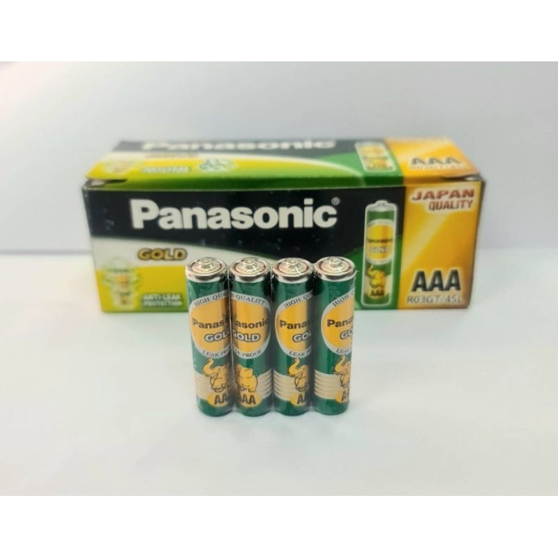 ถ่าน AAA เขียว AAA ดำ ขนาด 1.5V ยี่ห้อ Panasonic | Shopee Thailand