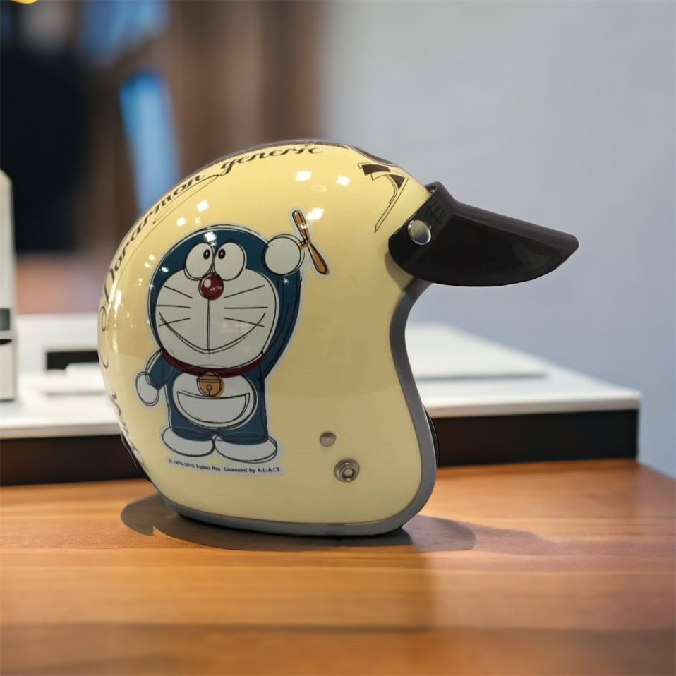 หมวกกันน็อคลิขสิทธิ์แท้โดเรมอน CAFE 01 มี 4 สี - Motorcycle Helmets ...