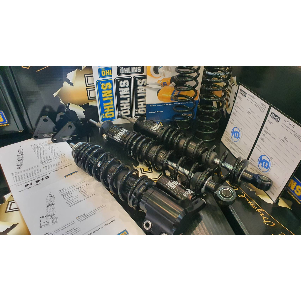 โช๊ค Ohlins PI 913, PI911 Blackline Vespa GTS150/300 2019-2022 | Shopee ... โช๊ค Ohlins PI 913, PI911 Blackline Vespa GTS150/300 2019-2022 | Shopee ...