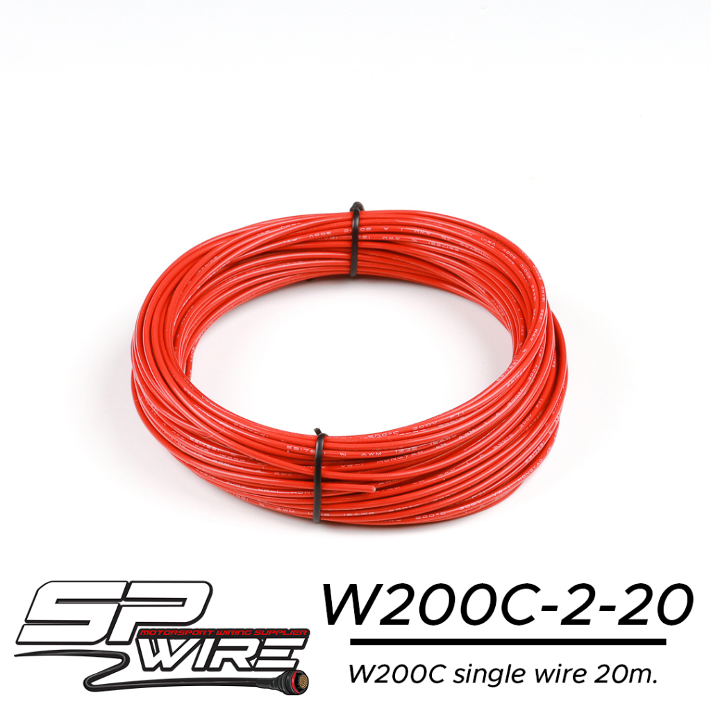 W200C สายไฟเกรดดีที่สุดในการทำสายไฟรถ ราคาแบ่งม้วน 20 เมตร #SPwire Motorsport wiring | Shopee ...