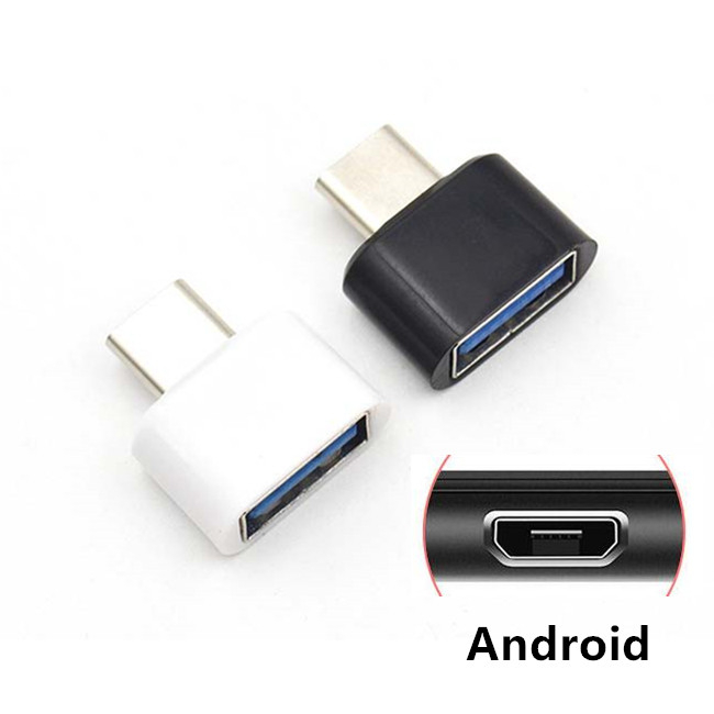 อะแดปเตอร์ OTG Micro USB สําหรับโทรศัพท์ Android Type C Male To USB ...