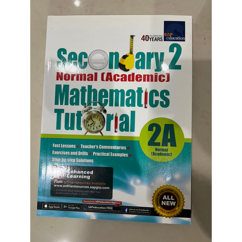 Secondary 2 Normal (Academic) Mathematics Tutorial 2A Normal (Academic ...