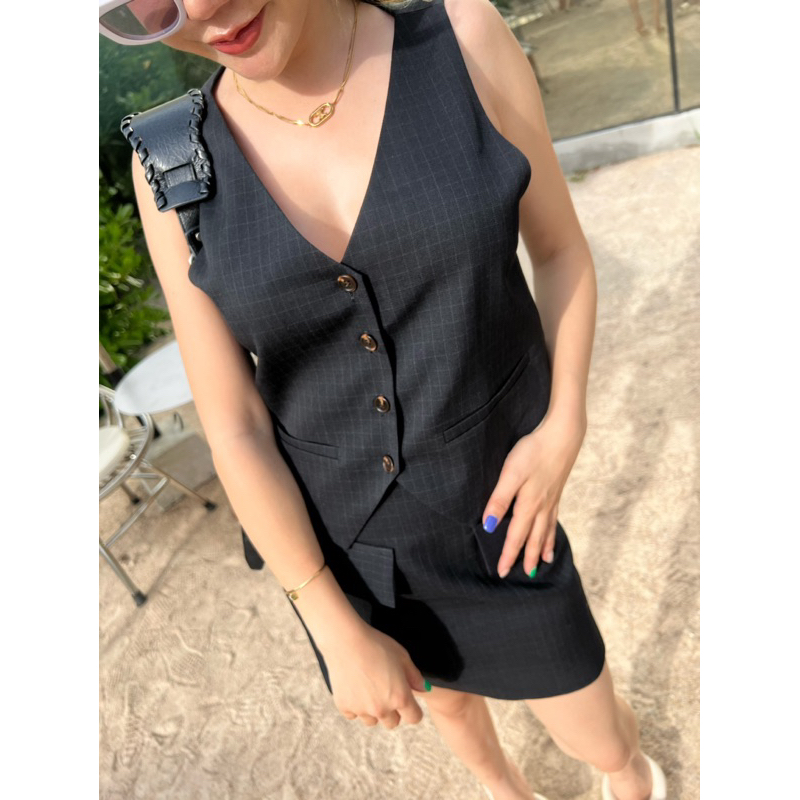 MAGPIE SQUARE NAVY SET | Shopee Thailand